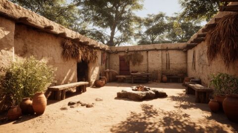 Inside a Traditional West African Compound: Layout and Purpose ...